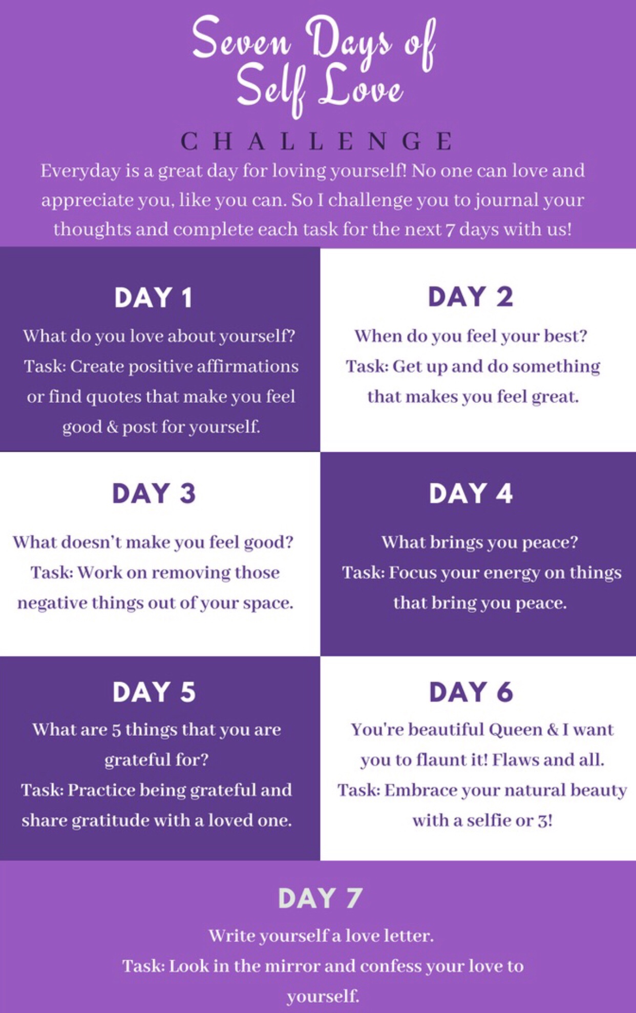 Seven Days of Self-Love